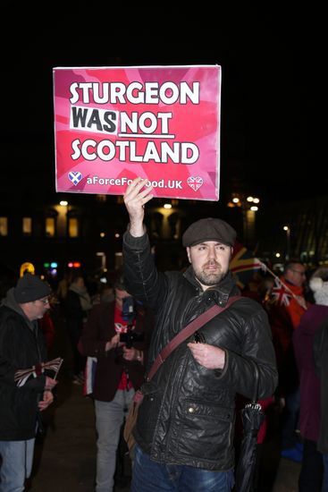 Unionist Supporters Attend Expose Scotland Organised Editorial Stock ...