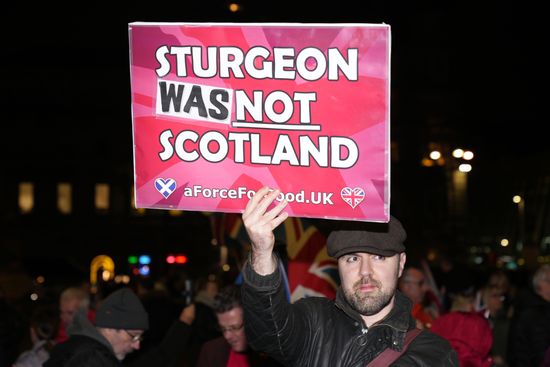 Unionist Supporters Attend Expose Scotland Organised Editorial Stock ...