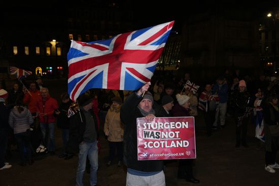 Unionist Supporters Attend Expose Scotland Organised Editorial Stock ...
