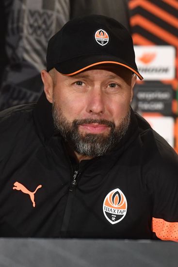 Shakhtars Head Coach Igor Jovicevic During Editorial Stock Photo ...