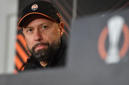 Shakhtars Head Coach Igor Jovicevic During Editorial Stock Photo ...