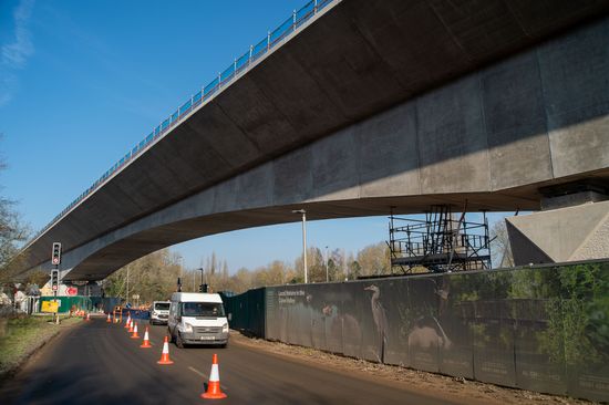 Hs2 High Speed Rail 2 Colne Editorial Stock Photo - Stock Image ...