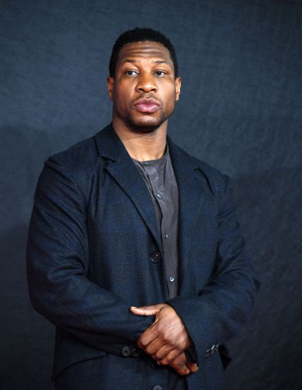 Jonathan Majors Poses During European Premier Editorial Stock Photo ...
