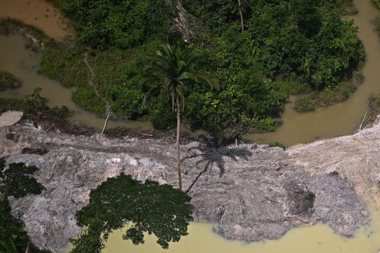 Aerial View Destruction Caused By Illegal Editorial Stock Photo - Stock ...