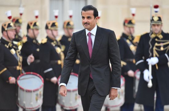 Qatars Emir Sheikh Tamim Bin Hamad Editorial Stock Photo - Stock Image ...