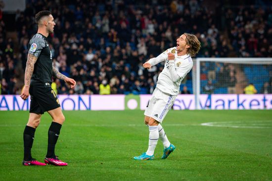 Luka Modric Real Madrid Celebrating Goal Editorial Stock Photo - Stock ...