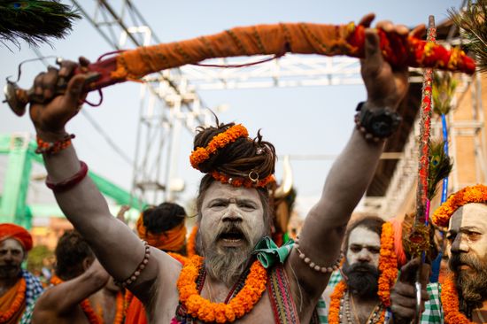 Naga Baba Holy Saints Hindu Mythology Editorial Stock Photo - Stock ...