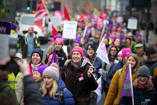 Hundreds Support Staff Leeds Beckett University Editorial Stock Photo