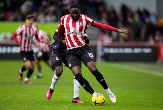 Josh Dasilva Brentford Tyrick Mitchell Crystal Editorial Stock Photo ...