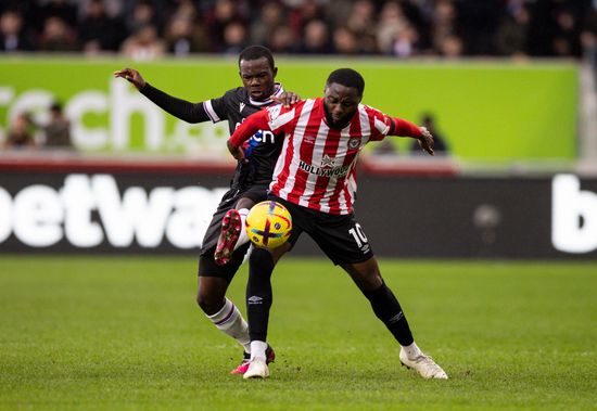 Josh Dasilva Brentford Tyrick Mitchell Crystal Editorial Stock Photo ...