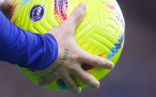 Tattooed Hand Mykhaylo Mudryk Chelsea Editorial Stock Photo - Stock ...
