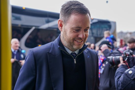 Rangers Manager Michael Beale Arrives Tony Editorial Stock Photo ...