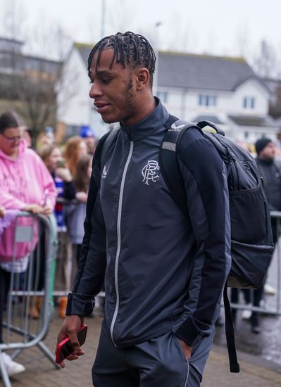 Zakariya Lovelace Rangers Steps Off Team Editorial Stock Photo - Stock ...