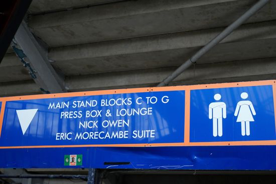 Kenilworth Road Signage Eric Morecambe Suite Editorial Stock Photo ...