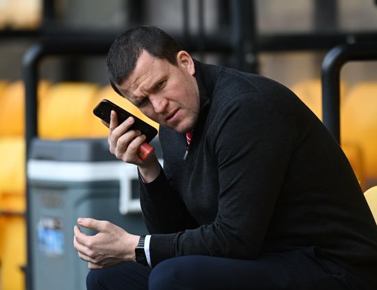 Gary Caldwell Exeter City Manager Before Editorial Stock Photo - Stock ...