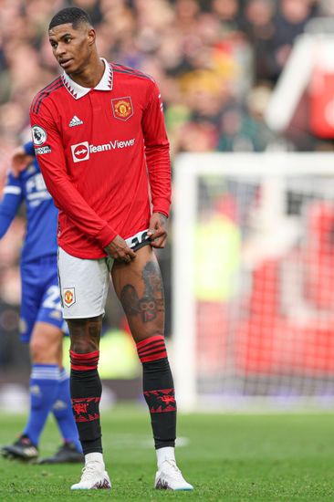Tattoo On Leg Marcus Rashford Manchester Editorial Stock Photo - Stock ...