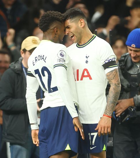 Emerson Tottenham Hotspur Celebrates Scoring Goal Editorial Stock Photo ...