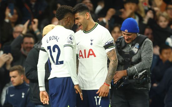 Emerson Tottenham Hotspur Celebrates Scoring Goal Editorial Stock Photo ...