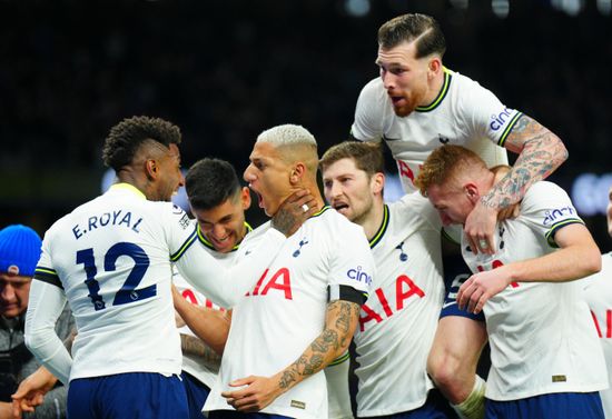 Emerson Tottenham Hotspur Celebrates Scoring Opening Editorial Stock ...