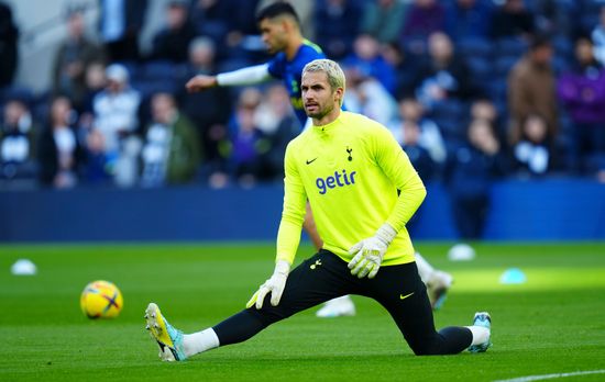Tottenham Hotspur Goalkeeper Alfie Whiteman Editorial Stock Photo ...
