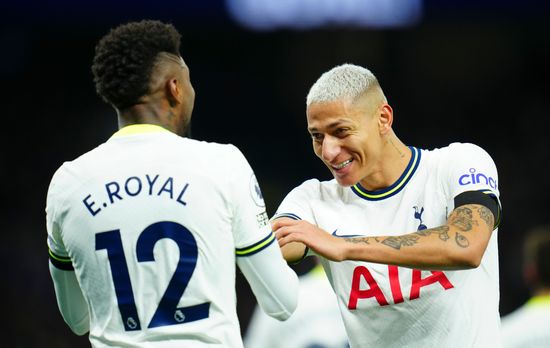 Emerson Tottenham Hotspur Celebrates Scoring Opening Editorial Stock ...