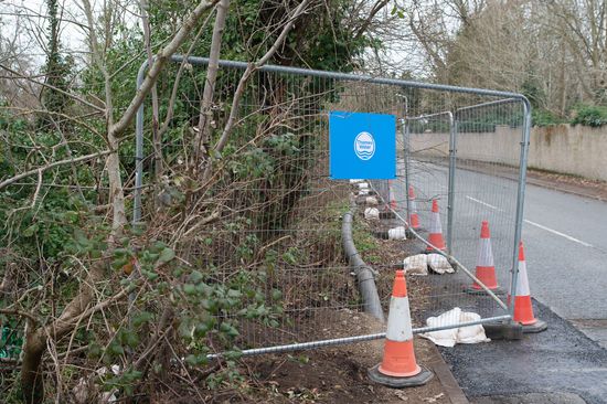 Thames Water Installing New Pipeline Possibly Editorial Stock Photo ...