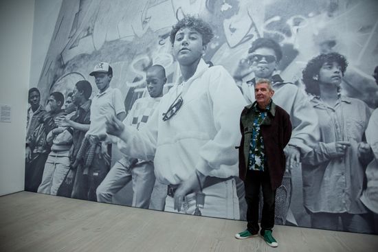 Artist Beezer Poses Front His Artwork Editorial Stock Photo - Stock ...