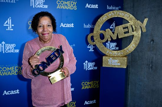 Impact Comedy Award Collected On Behalf Editorial Stock Photo - Stock ...