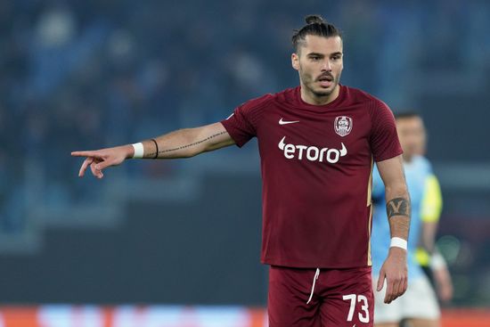 Carlo Muhar Cluj Cfr Gestures During Editorial Stock Photo - Stock ...