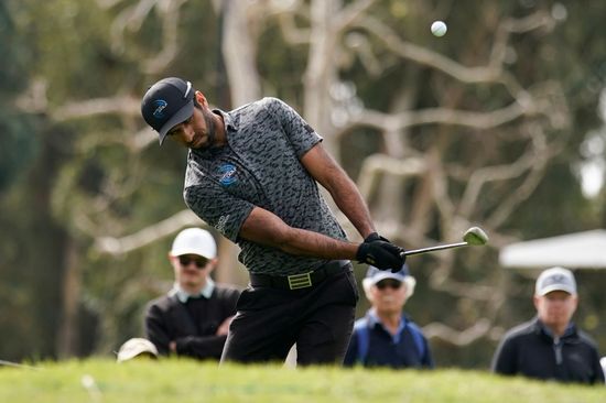 Indian Golfer Aman Raj Action On Editorial Stock Photo - Stock Image ...