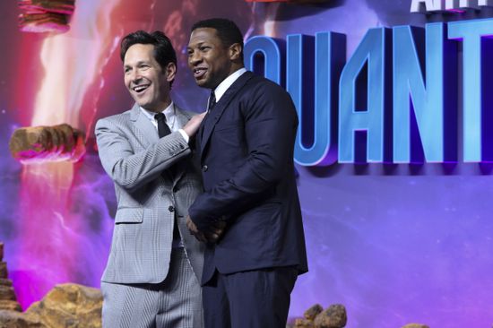 Paul Rudd Jonathan Majors Attend Uk Editorial Stock Photo - Stock Image ...