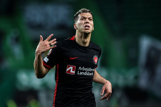 Emam Ashour Fc Midtjylland Celebrates After Editorial Stock Photo ...
