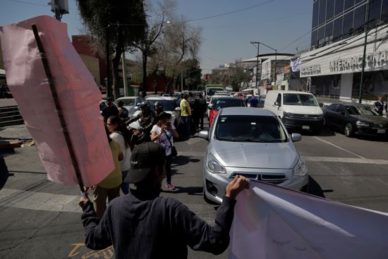 Group Protesters Hold Banners Tarpaulins While Editorial Stock Photo ...
