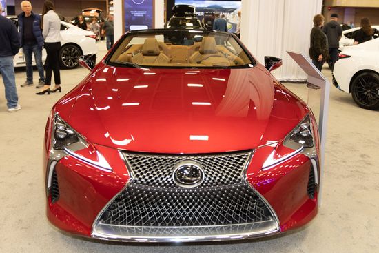 2023 Lexus Rc Convertible Displayed North Editorial Stock Photo - Stock ...
