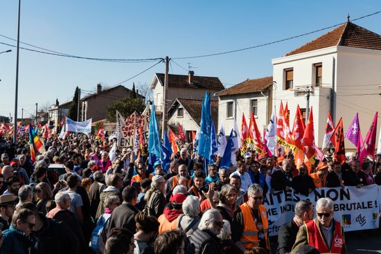 Overview Crowd Union Flags During Fifth Editorial Stock Photo - Stock ...