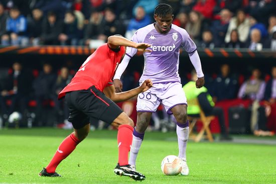 Breel Embolo Monaco Duel Action Jonathan Editorial Stock Photo - Stock ...