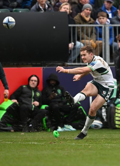 Paddy Jackson London Irish Converts His Editorial Stock Photo - Stock ...
