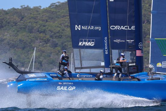 Crew Members Team Usa Scramble Port Editorial Stock Photo - Stock Image ...