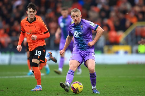 Cameron Macpherson St Johnstone Hits Pass Editorial Stock Photo - Stock ...