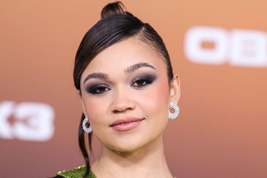 American Actress Madison Bailey Arrives Los Editorial Stock Photo ...