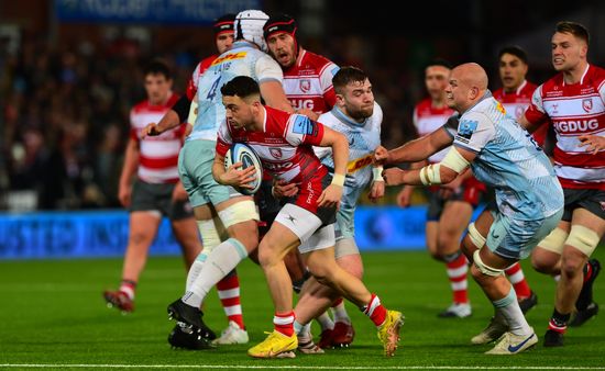 Charlie Chapman Gloucester Rugby Tackled By Editorial Stock Photo ...