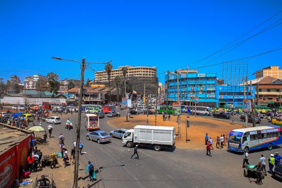 General View Busy Traffic City Market Editorial Stock Photo - Stock ...