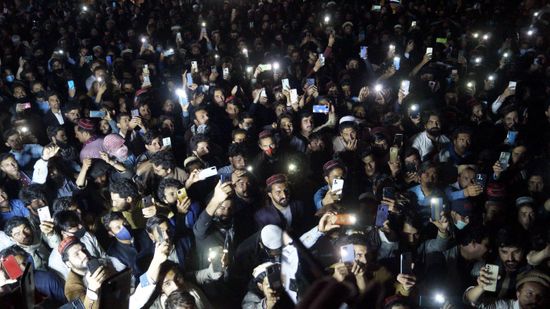 Supporters Pashtun Tahafuz Movement Ptm Party Editorial Stock Photo ...