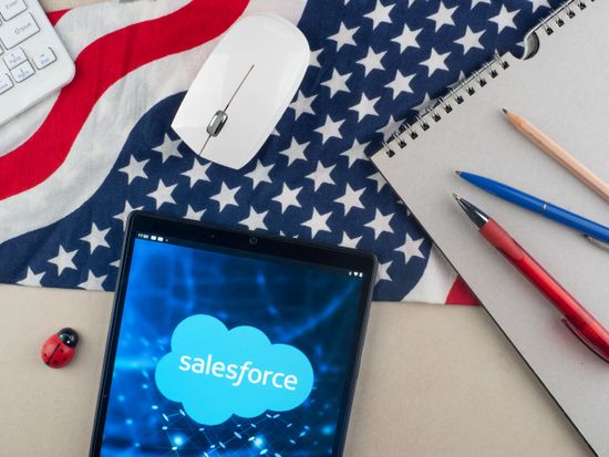 This Photo Illustration Salesforce Inc Logo Editorial Stock Photo ...
