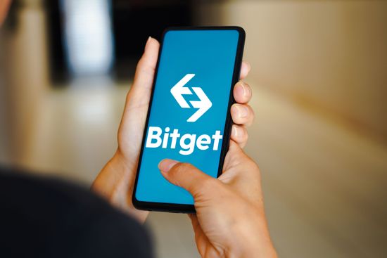 This Photo Illustration Bitget Logo Seen Editorial Stock Photo - Stock ...