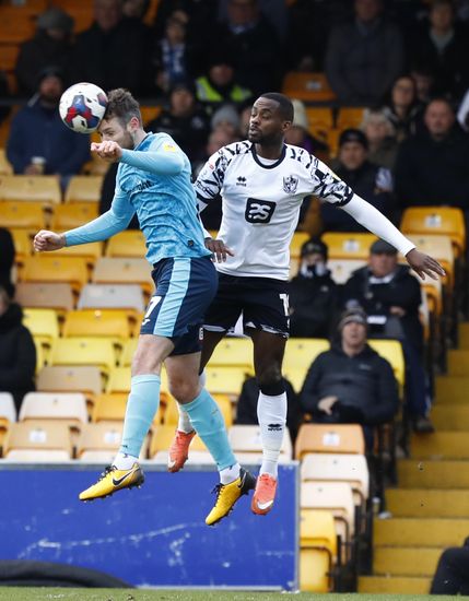 Exeter City Player Jonathan Grounds Beats Editorial Stock Photo - Stock ...