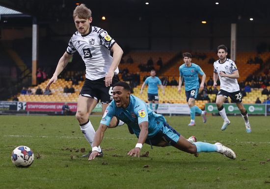 Exeter City Player Demetri Mitchell Goes Editorial Stock Photo - Stock ...