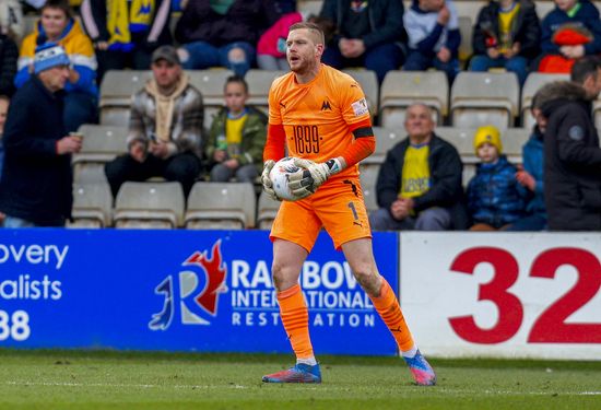 Mark Halstead Goalkeeper Torquay United During Editorial Stock Photo ...