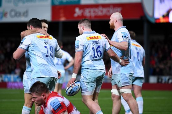 Sam Riley Harlequins Celebrates Scoring Try Editorial Stock Photo ...