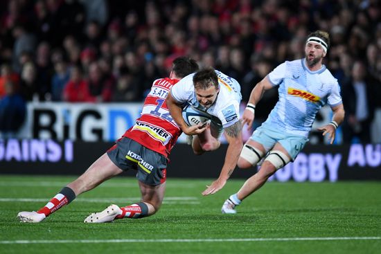 Seb Atkinson Gloucester Rugby Attempts Tackle Editorial Stock Photo ...